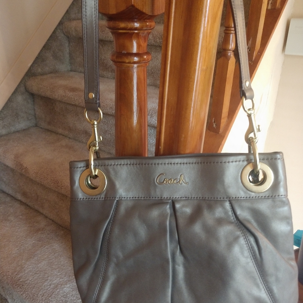 Coach Metallic Gold Crossbody Bag - Gem